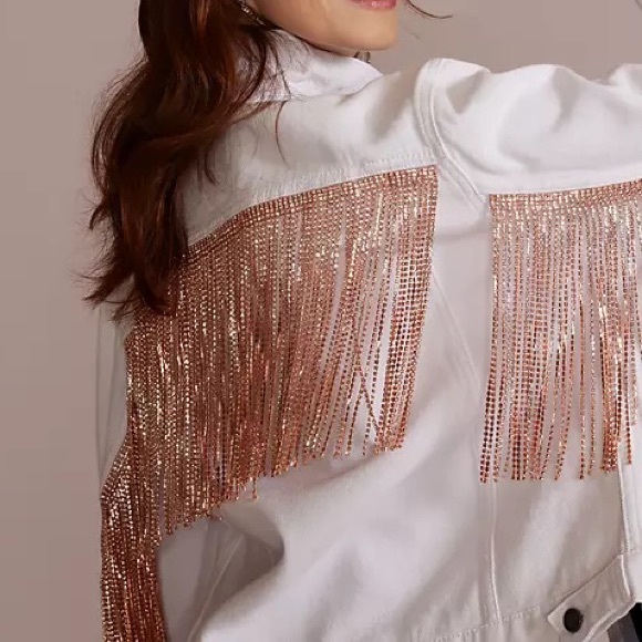 Jackets & Coats | Daniel X Diamond Nashville Collection Sparkle Fringe ...